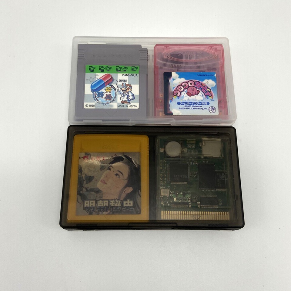 Game Card Storage Box 6 Grid Cards Holder For Gameboy GB GBC General ...