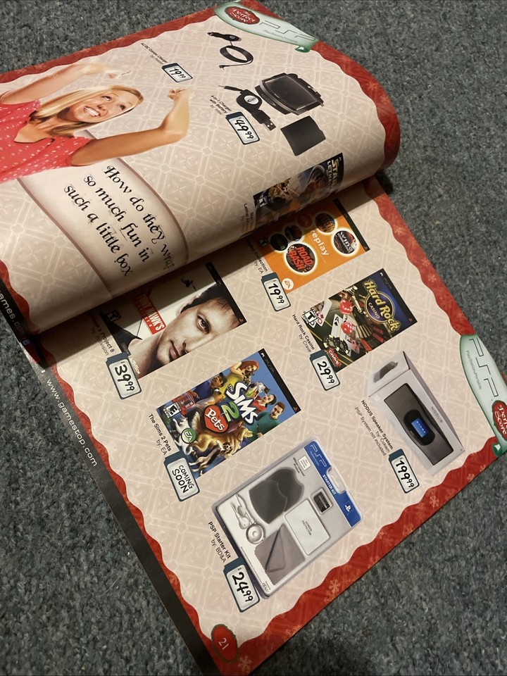GameStop 2006 Holiday Guide Advertisement Book | eBay