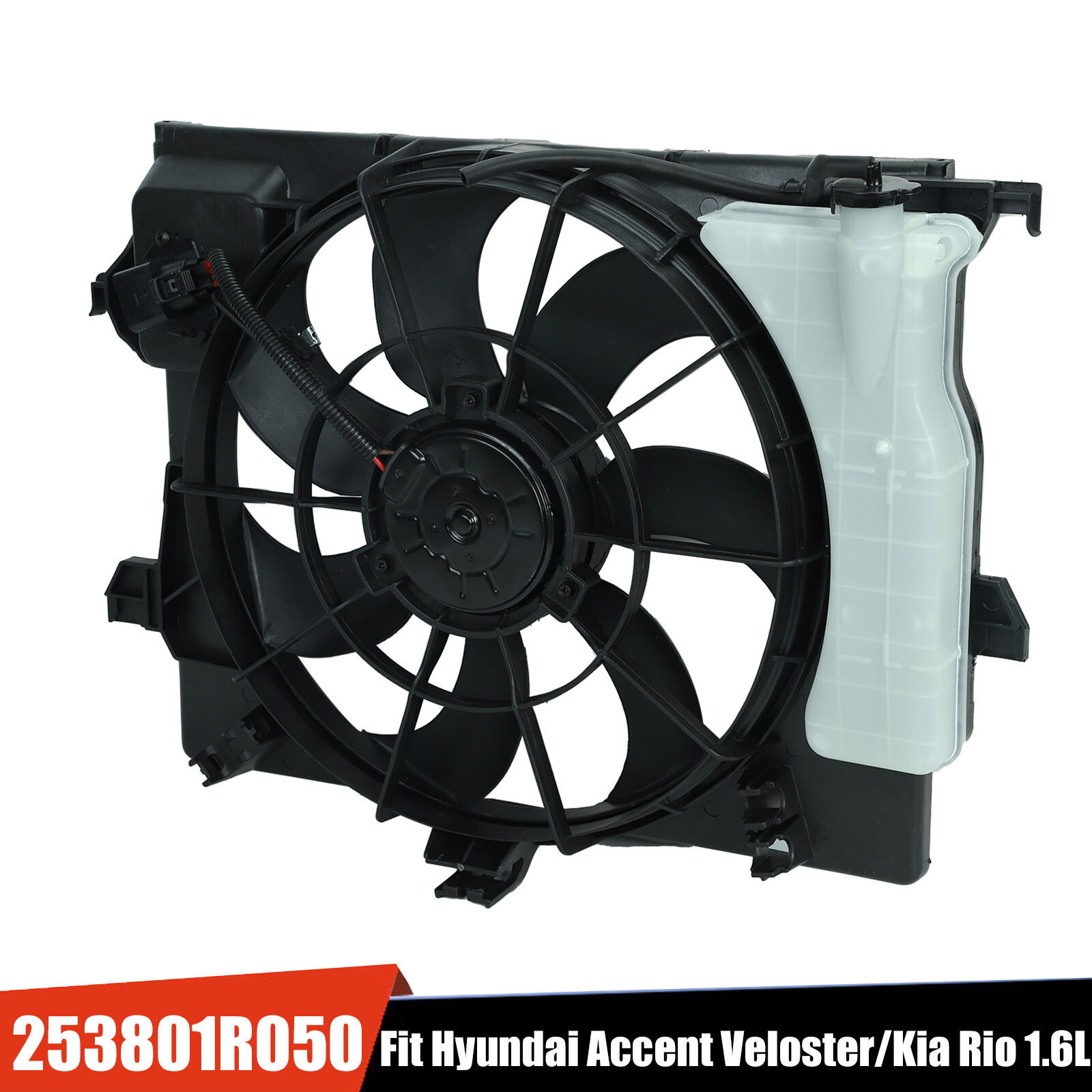 AC Condenser Radiator Cooling Fan For 2012-2017 Kia Rio Hyundai Accent ...
