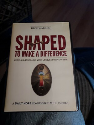 RZ RICK WARREN 6 DISC AUDIOBOOK SHAPED TO MAKE A DIFFERENCE | eBay