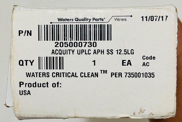 Waters 205000730 Acquity UPLC APH SS 12.5lg for sale online | eBay