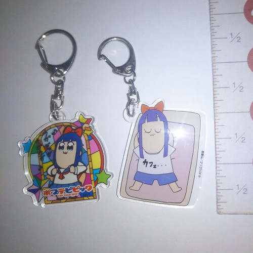 A72751 Pop Team Epic Poptepipic Acrylic keychain Pipimi | eBay