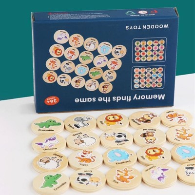 Memory Matching Game For Kids Summer Camp Concentration Memory Matching ...