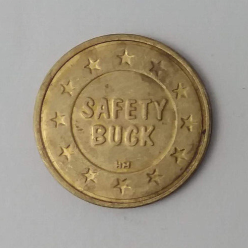 Safety Buck Employee Award Coin Token 25mm | eBay