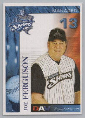 Joe Ferguson 2007 DAV Camden Riversharks Atlantic League Baseball Card ...
