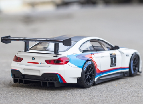 1:24 BMW M6 GT3 Racing Alloy Diecast Vehicle Model Kids Gift Toy With ...