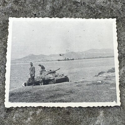 ORIGINAL WWII WW2 German Army Wehrmacht Panzer Tanker Tank Photograph ...