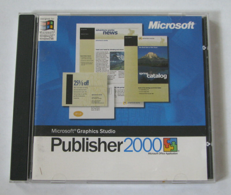 PC Game - Microsoft Publisher 2000 Graphics Studio Computer Game | eBay