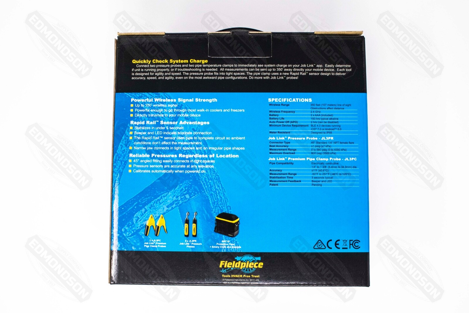 Fieldpiece JL3KR4 - Job Link Probes Wireless Charge Test Kit ...