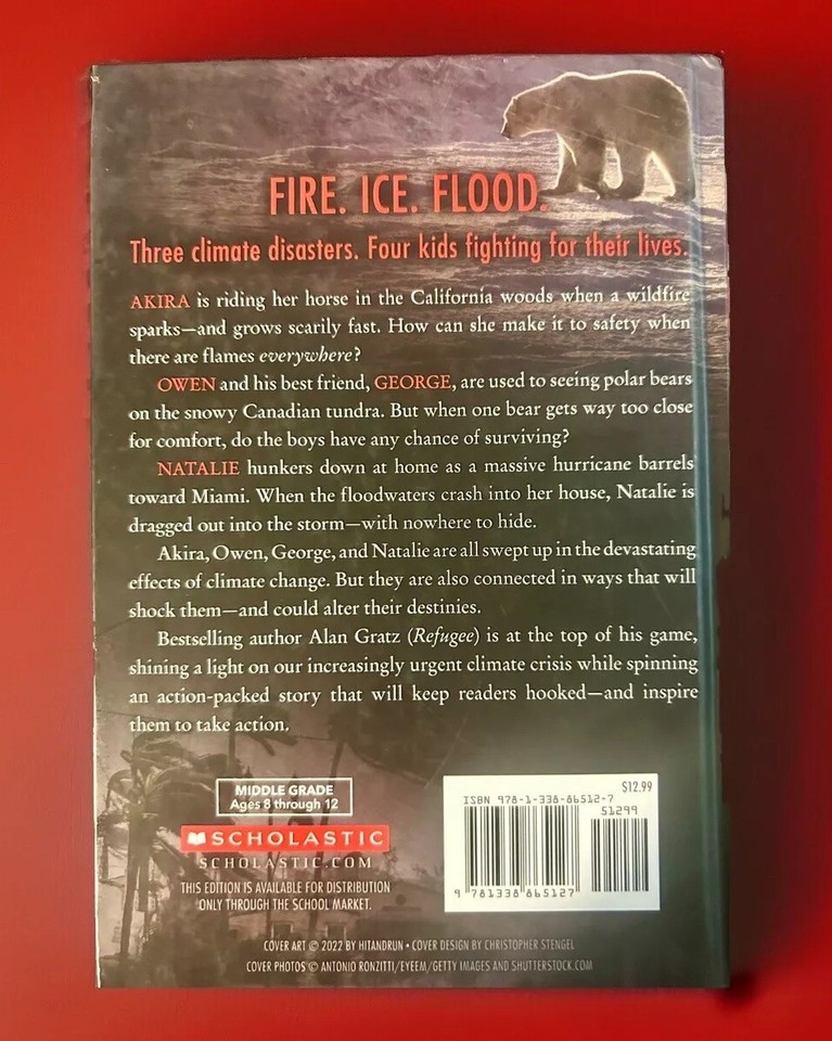 Two Degrees by Alan Gratz (2022, Hardcover) A Planet In Crisis ...