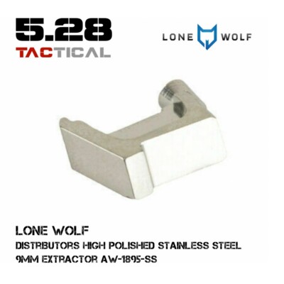 Lone Wolf Distributors High Polished Stainless Steel 9mm Extractor AW ...