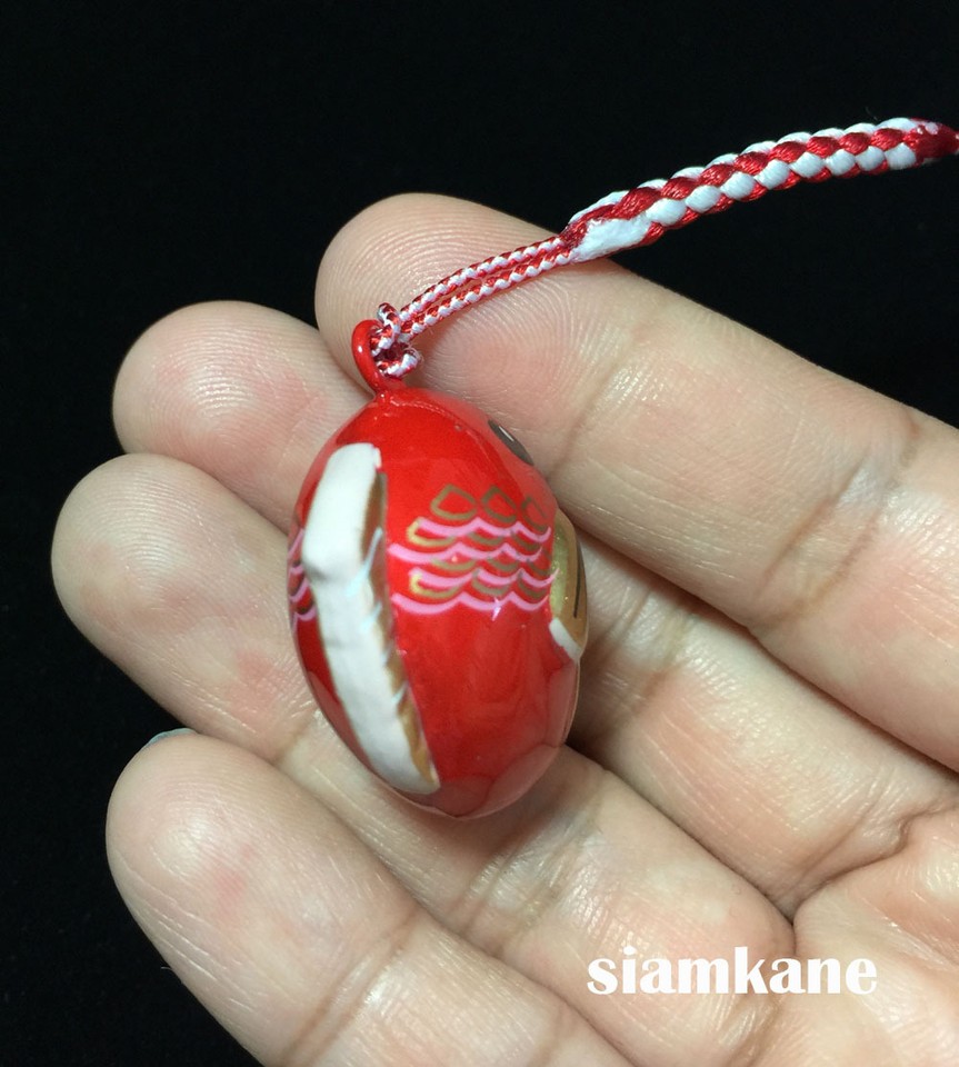 Lucky Fish Japanese Mizu Bell Red Carp Water Sound Bell | eBay