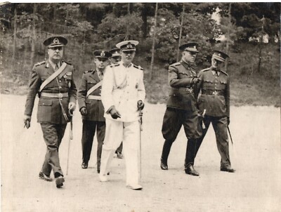 ROMANIA MILITARY PHOTO ROMANIAN DECORATED OFFICERS WITH WITH POLISH ...