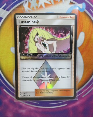 1X Lusamine 182/214 Lost Thunder Pokemon TCG Card NM | eBay
