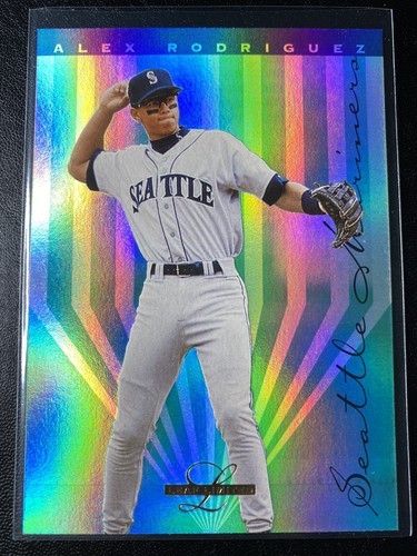 ** 1995 Leaf Limited #14 Alex Rodriguez Baseball Card Prism Foil ...