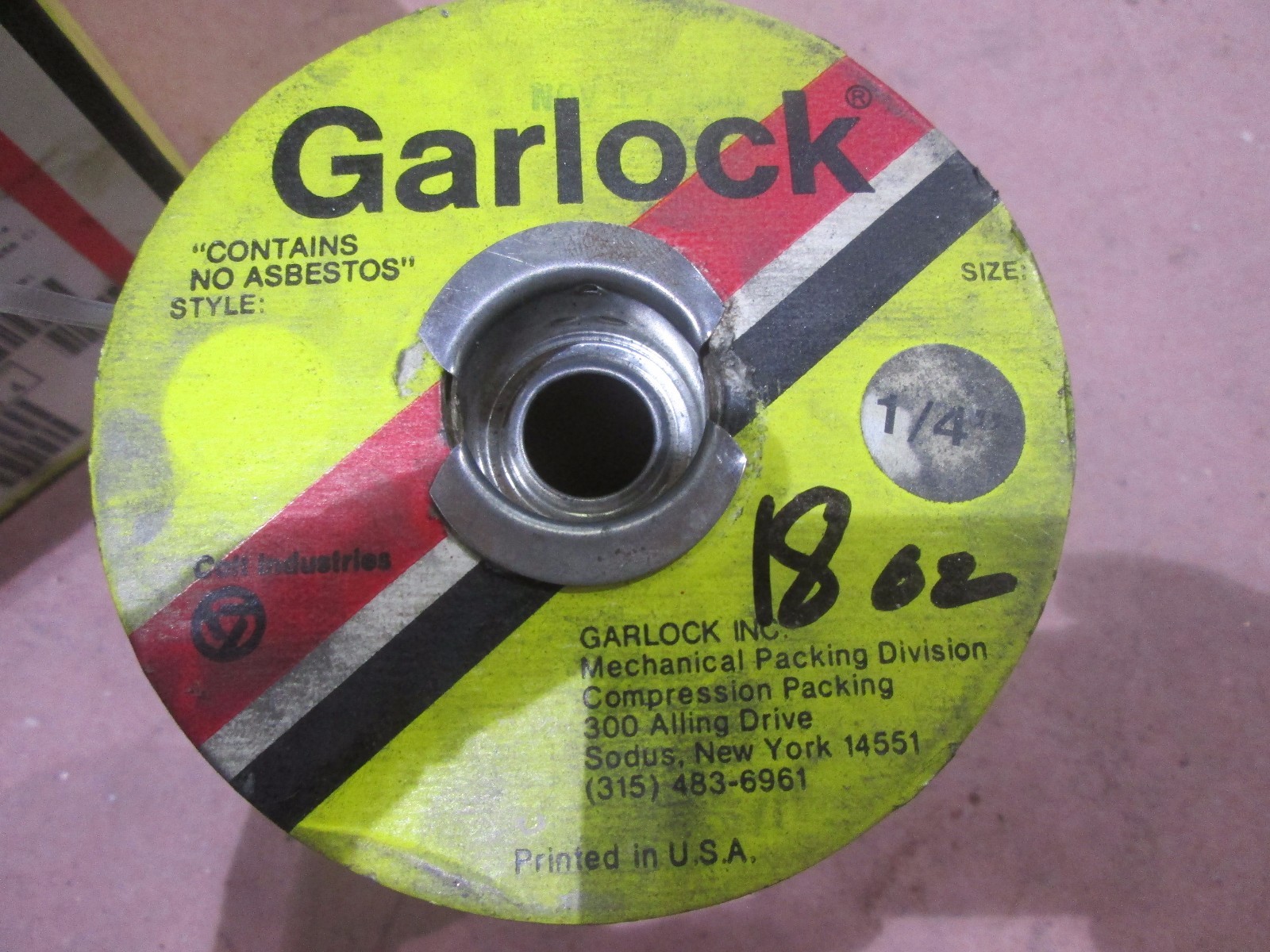 Garlock Mechanical Compression Packing 1200PBI 1/4" 1 LB Partial Roll ...