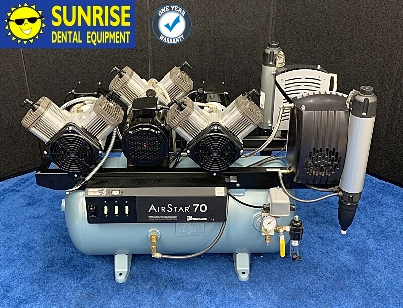 Air Techniques Airstar 70 Dental Compressor AS70 for sale online | eBay