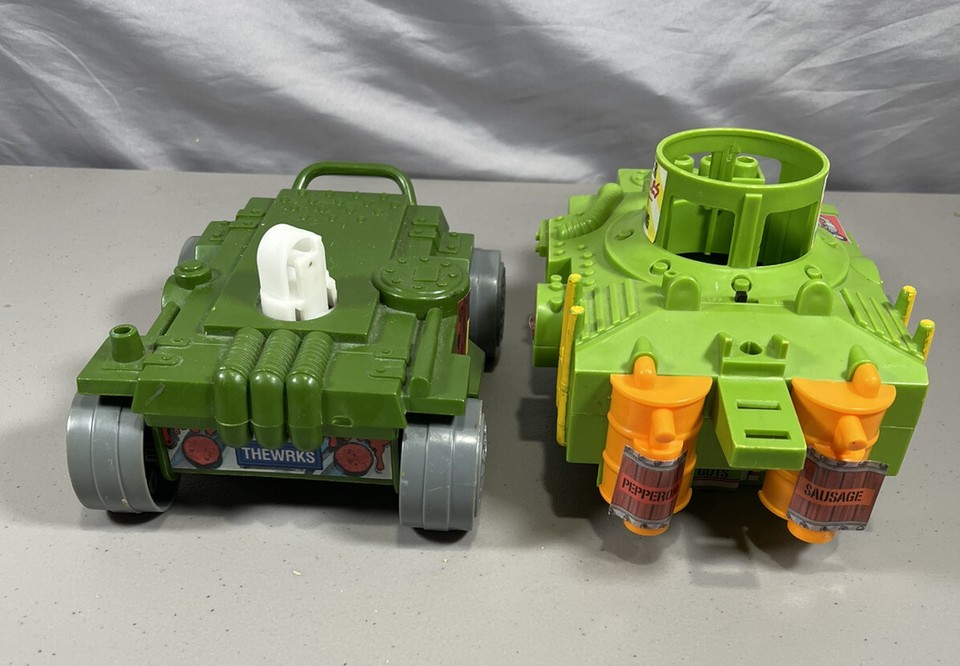 1989 TMNT Teenage Mutant Ninja Turtles Pizza Thrower Incomplete for ...