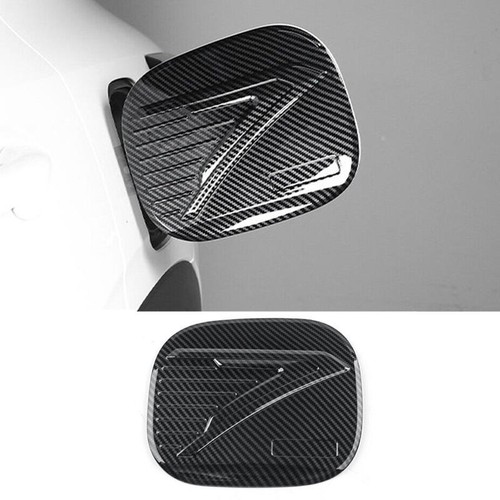 For Chevy Trax 2024 2025 Car Carbon Fiber ABS Fuel Filler Tank Gas Cap ...