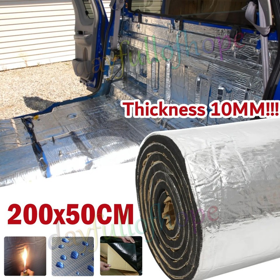 10M Camper Van Insulation Thermal Liner Foil Foam 10mm Closed Cell ...