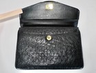 Vintage ALFRED ROTH Black Ostrich Leather Tote Bag Hand Bag Top Handle ...