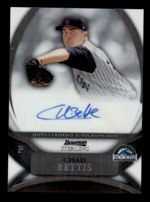 2010 BOWMAN STERLING CHAD BETTIS AUTO COLORADO ROCKIES | eBay