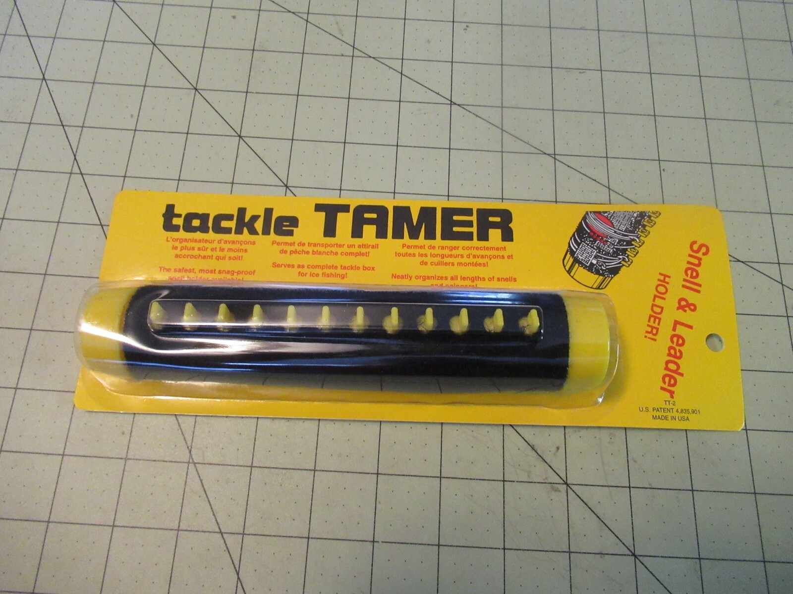 Tackle Tamer Snelled Hook & Leader Holder 12 Snell Capacity 8 Inch for ...