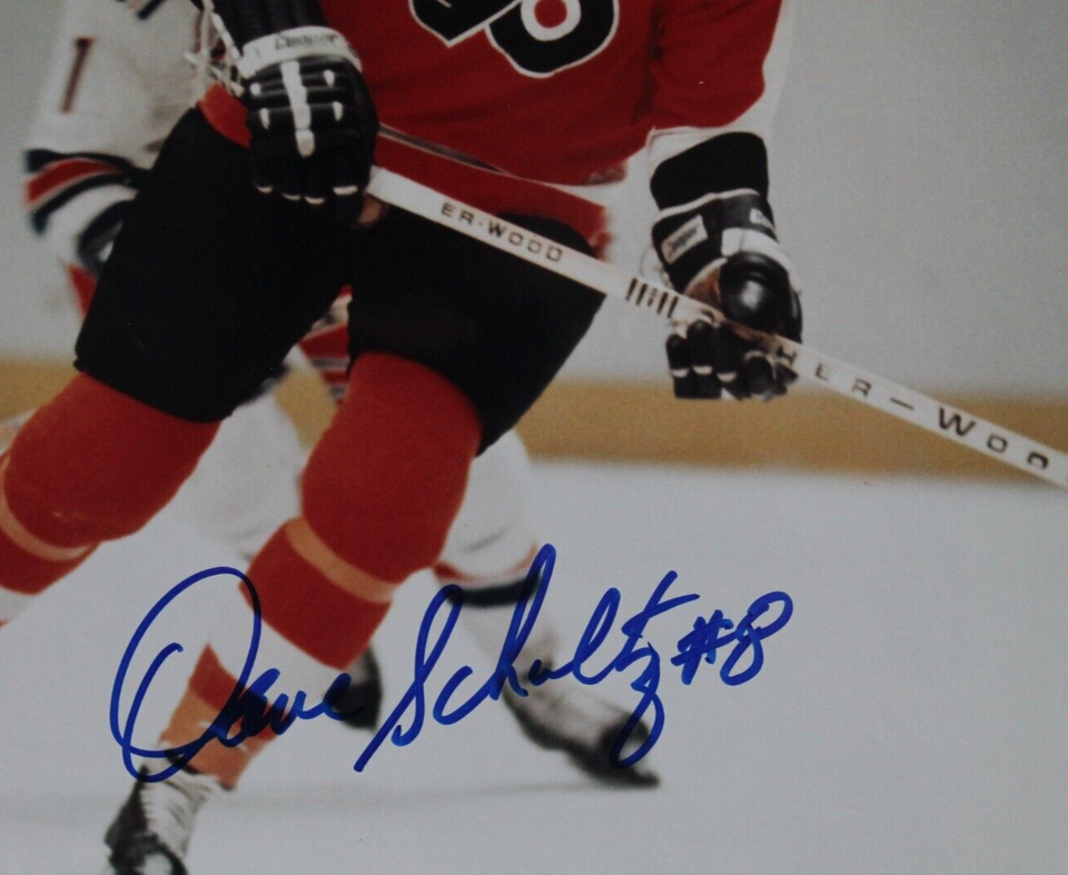 Dave Schultz 'HAMMER' Philadelphia Flyers Autographed Signed 8x10 ...