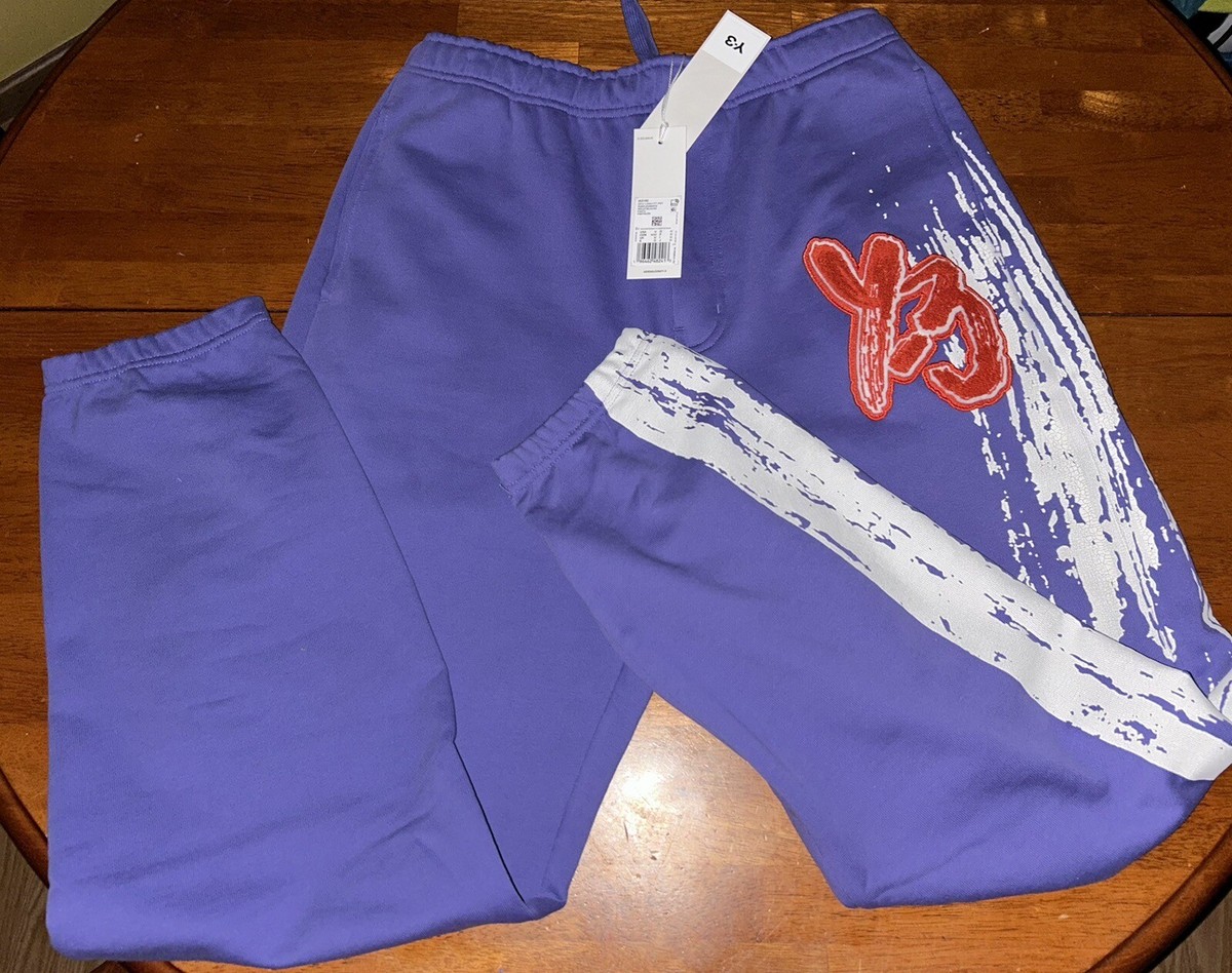 ADIDAS MENS Y-3 YOHJI YOMAMOTO GFX LOGO SWEATPANTS SIZE ADIDAS MENS Y-3 YOHJI YOMAMOTO GFX LOGO SWEATPANTS SIZE