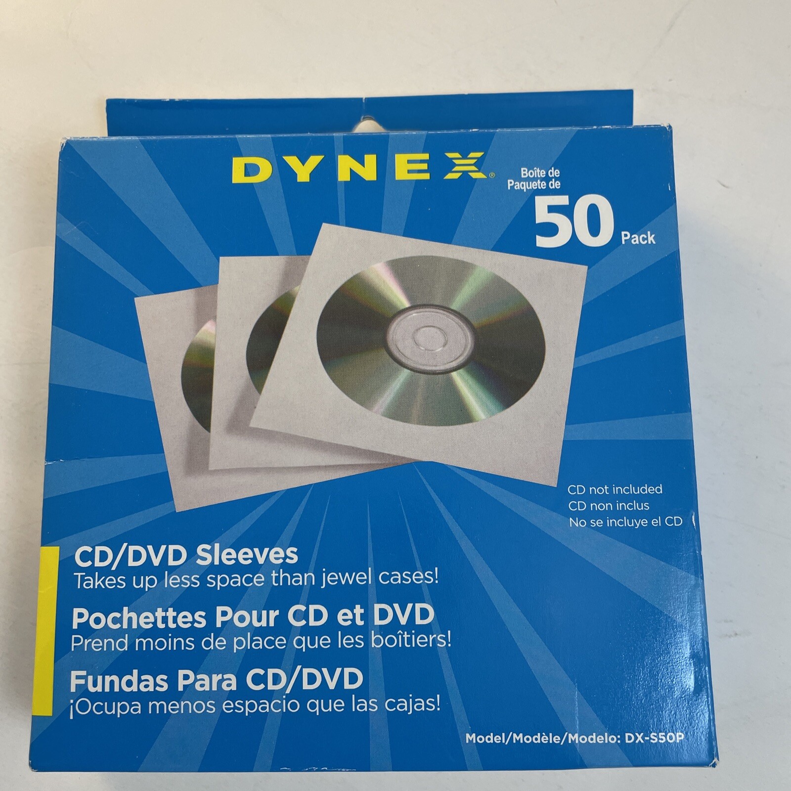 Dynex- 50-pack Cd/dvd Sleeves - White for sale online | eBay