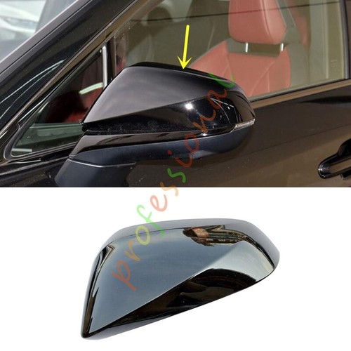 For 2015-2023 Lexus RX Gloss Black Left Side Rearview Mirror Cover Replace