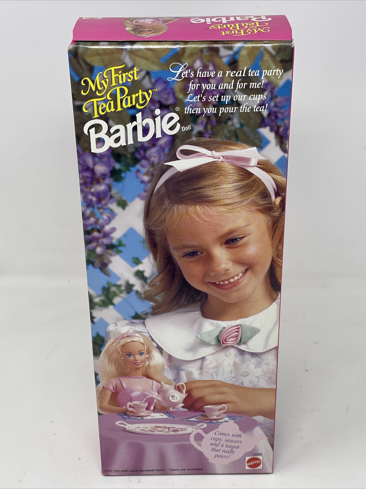 My First Tea Party Barbie Doll Blond 1995 Vintage Collectible Mattel ...