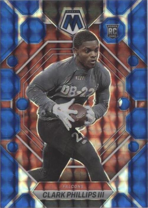 2023 Panini Mosaic - Rookies Clark Phillips III #301 Blue Mosaic Prizm ...