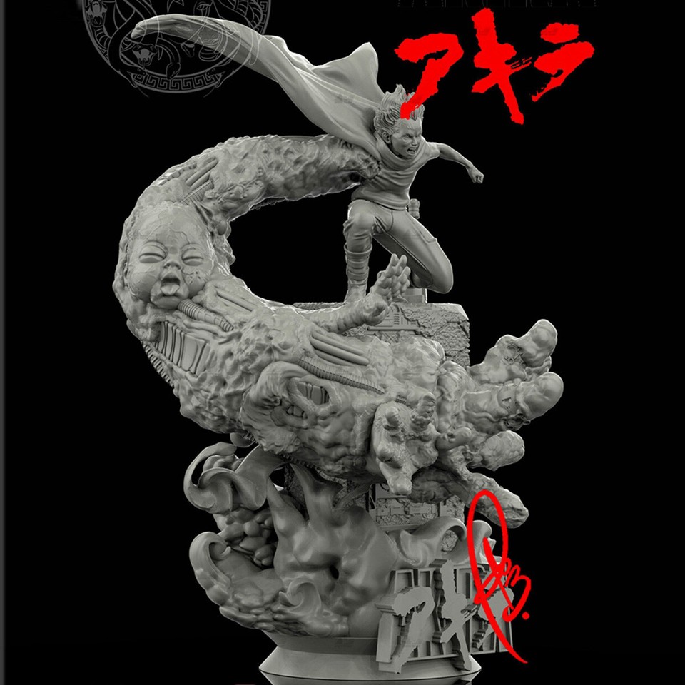 AKIRA Unassembled Unpainted 3D Printing Resin Model Kits Garage Kits ...