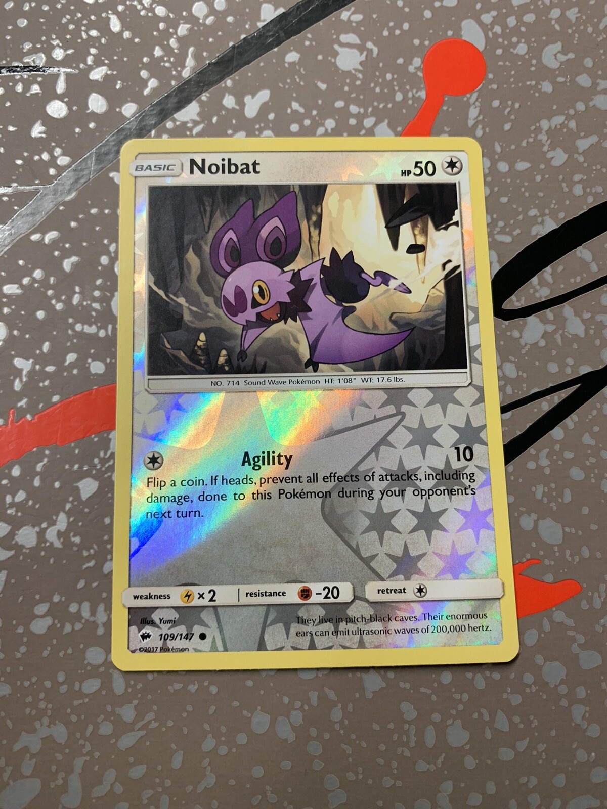 Noibat - 109/147 - S&M - Burning Shadows - Reverse Holo - Pokémon TCG ...