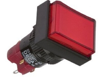 DECA 16mm Soldering Type Push Button Momentary Switches LED DC24V ...