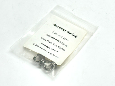Gardner Spring GE0360-045-0750-S Spring .36" OD .045" Dia .87" EL LOT ...