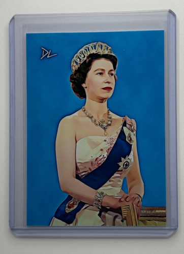 Queen Elizabeth II Limited Edition Artist Signed Royal Family Trading ...