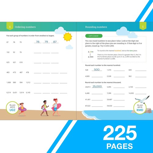 IXL The Ultimate 3rd Grade Math Workbook, Mathematics Book for Kids ...