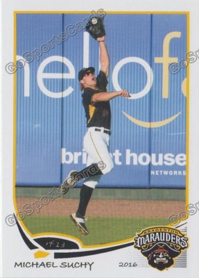 2016 Bradenton Marauders Michael Suchy RC Rookie Pittsburgh Pirates | eBay