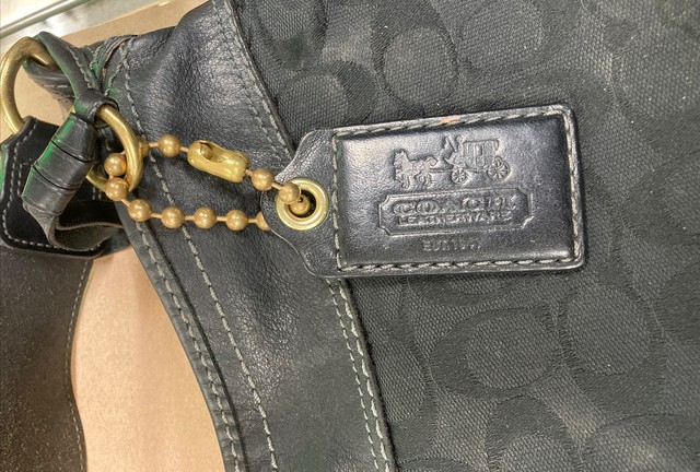 Coach Handbag Soho Signature Jacquard G0768-11437 Canvas/Leather Hobo ...