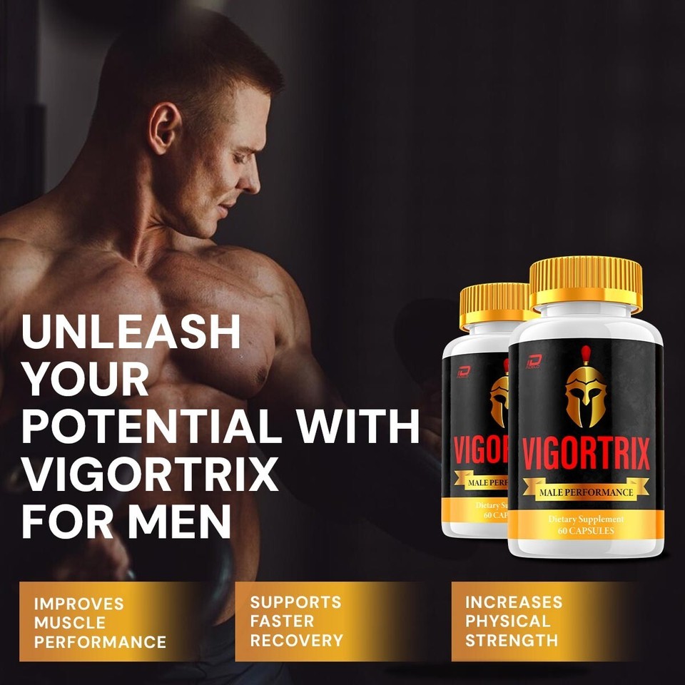 (3 Pack) Vigortrix for Men Capsules - Vigortrix Vitamin Complex, All ...