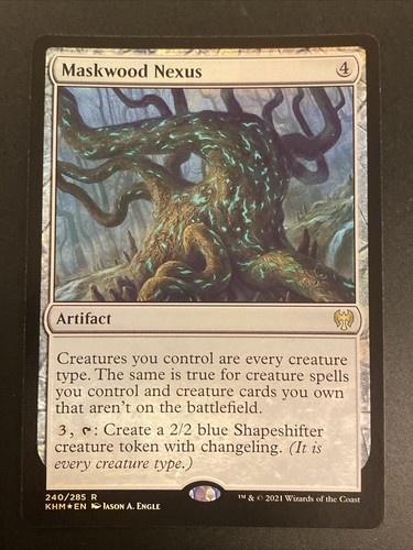 FOIL Maskwood Nexus #240/285 MTG Kaldheim Rare NM English | eBay