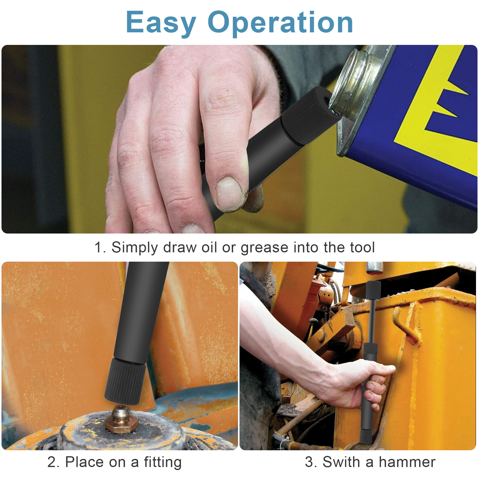 Zerk Clean Grease Fitting Tool Removal Ram – Franko Trading