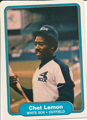 Chet Lemon 1982 Fleer #351 Chicago White Sox baseball card | eBay