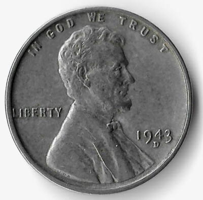 1943-D Lincoln Wheat Cent Penny Steel Coated Zinc Coin WWII era | eBay