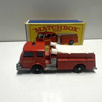 Matchbox Lesney 29 Fire Pumper Truck E 1968 in Original Box | eBay