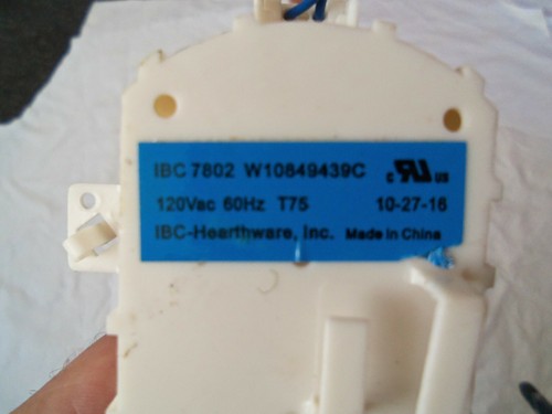 Kenmore Whirlpool KitchenAid Dishwasher Diverter Motor W10476222 ...