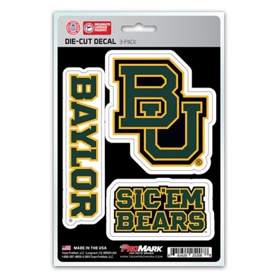 baylor bears team logo ncaa college sticker vinyl decal set usa made | eBay