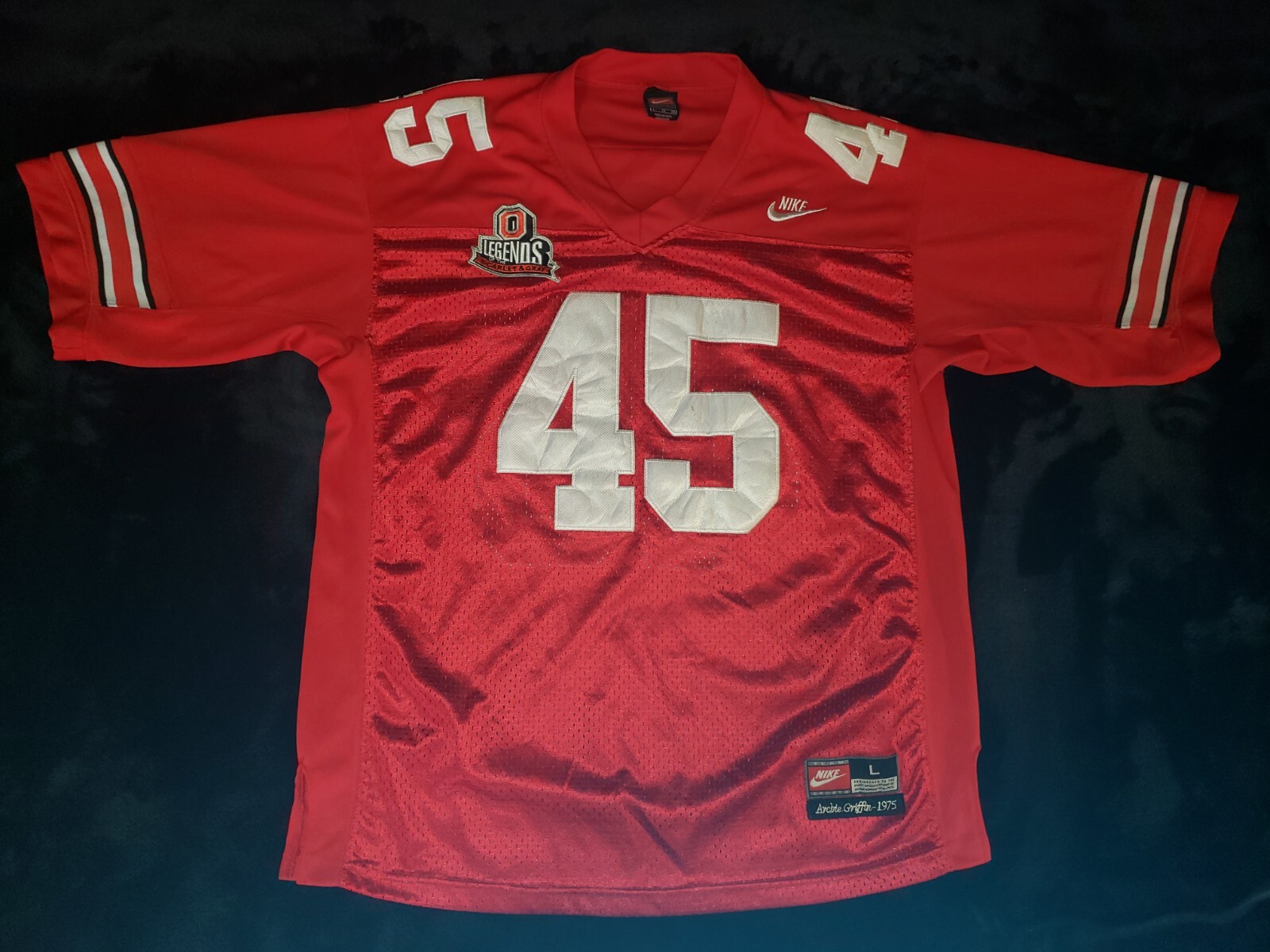 Vintage Nike Team "O" Legends of the Scarlet & Gray Archie Griffin 1975 ...